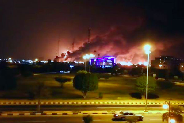 Yemeni Rebel Drones Spark Fires At Two Saudi Aramco Oil Facilities ...