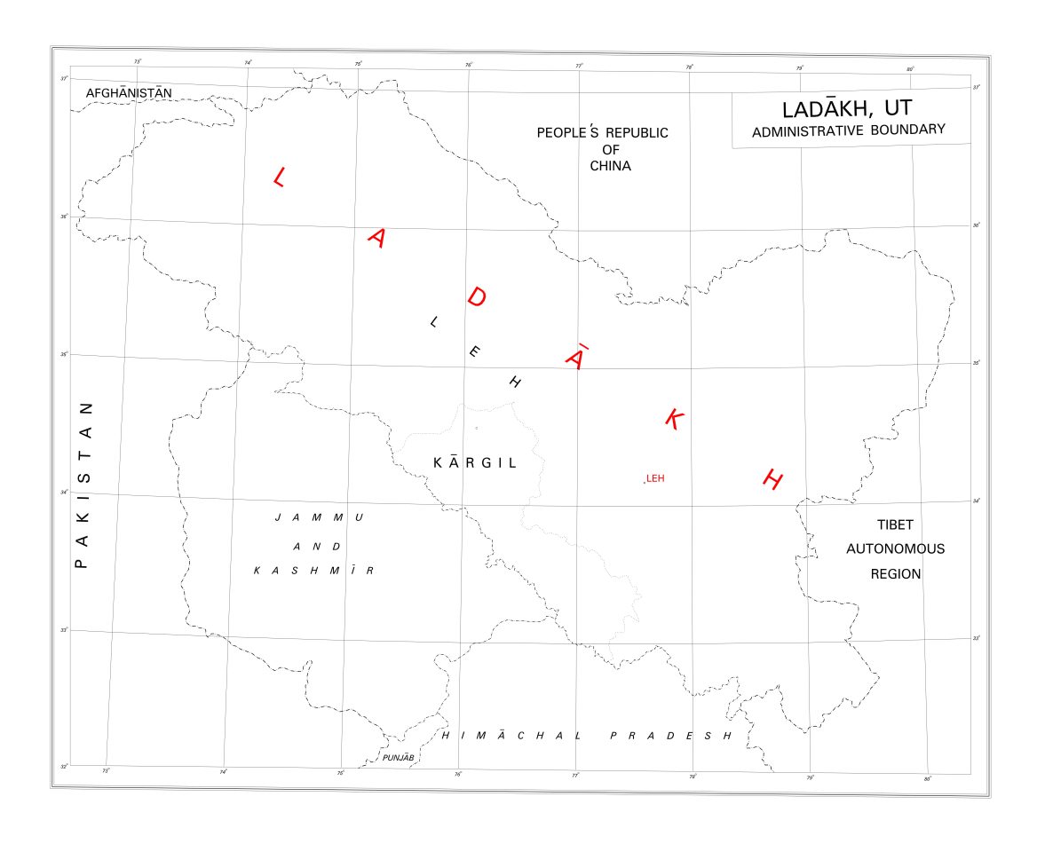 Govt Releases New Maps of J&K, Ladakh – Kashmir Observer