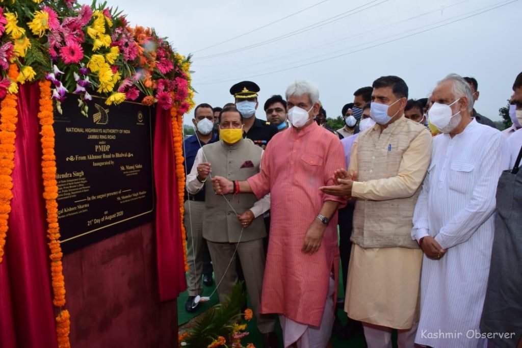 LG Inaugurates First Phase Of Jammu Ring Road Project – Kashmir Observer