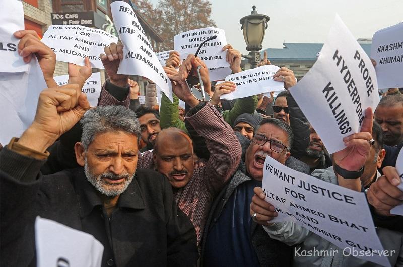 Hyderpora Killings: NC, PC Stage Sit-in; Demand Return Of Bodies ...