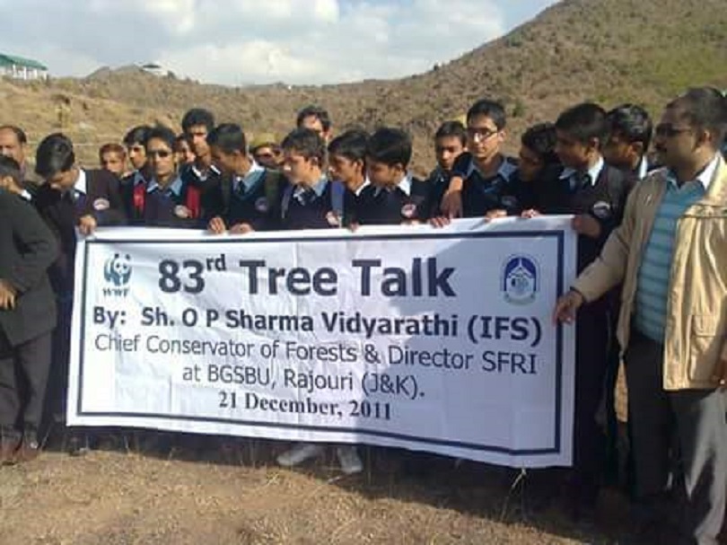 O P Sharma’s Tree Talk To Complete 12 Years – Kashmir Observer
