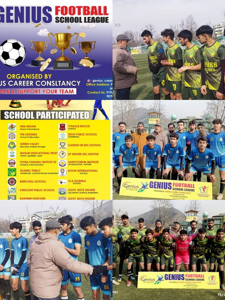 ‘Genius Football School League’ Enters Quarterfinal Stage - Kashmir ...