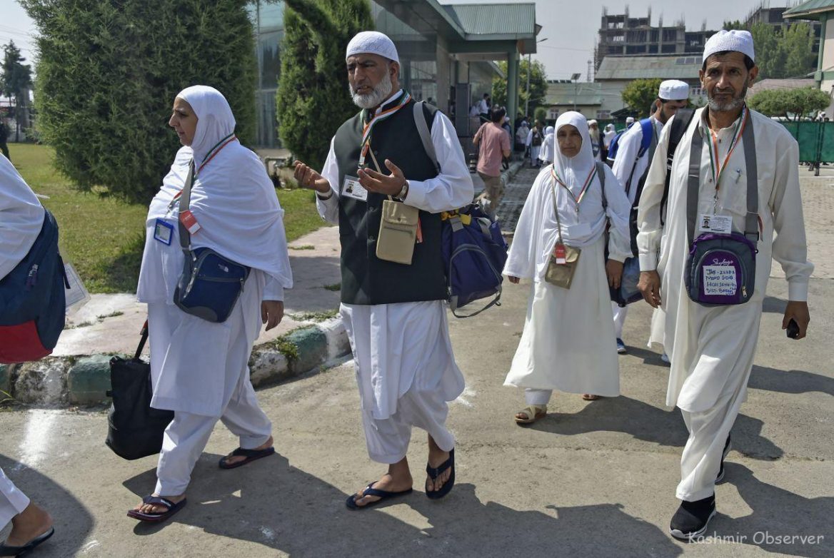 First Batch Of Pilgrims From J&K Leave For Hajj – Kashmir Observer