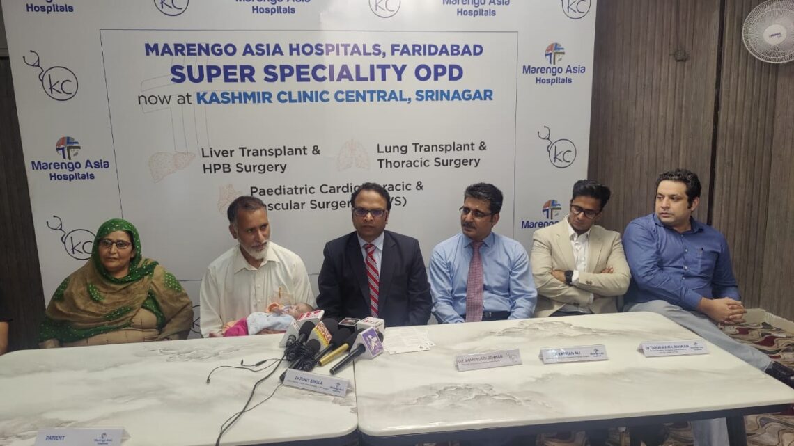 Marengo Asia Hospitals, Faridabad Partners with Kashmir Clinic Central ...