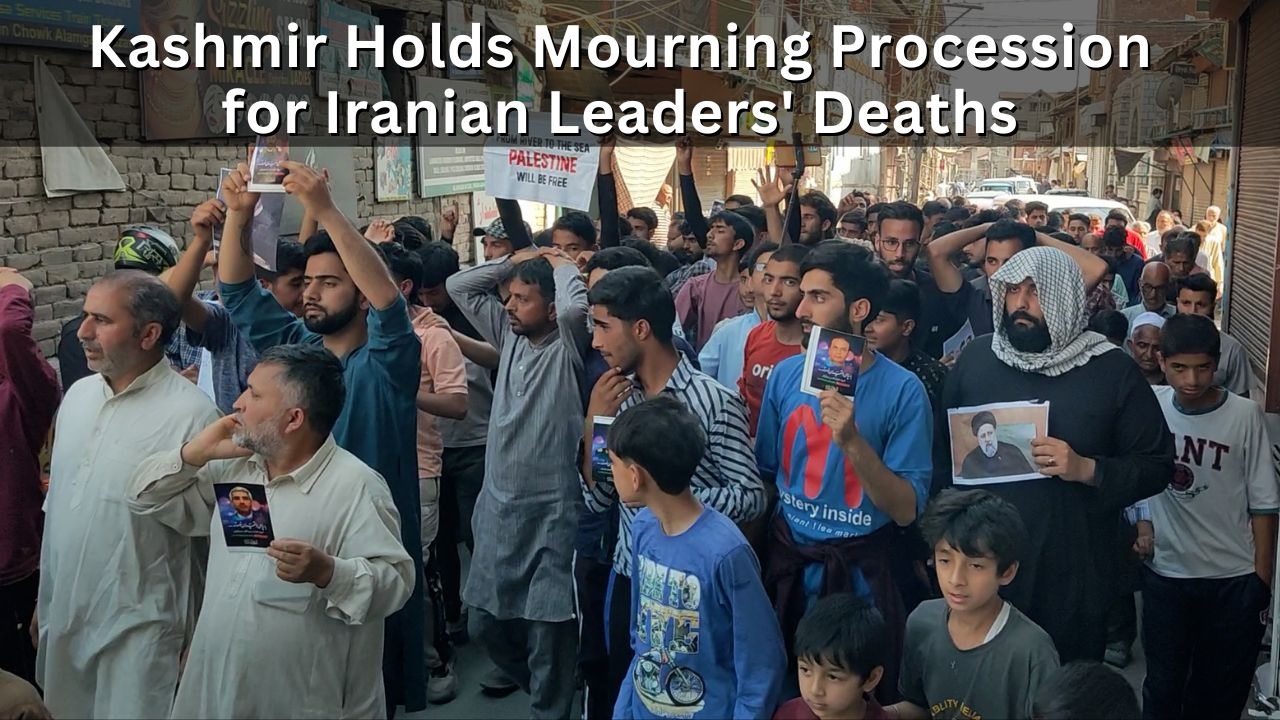 Video: Kashmir Holds Mourning Procession For Iranian Leaders’ Deaths – Kashmir Observer
