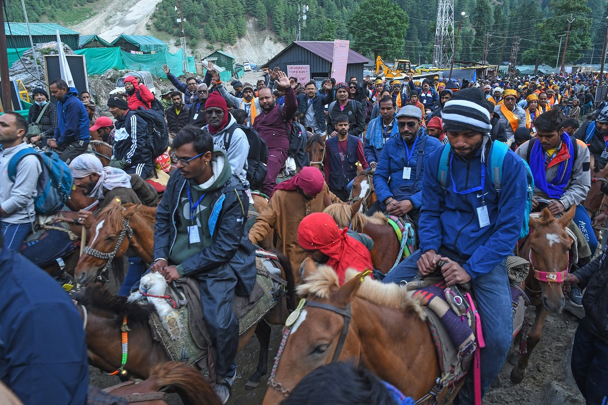 Amarnath Yatra: Over 1 Lakh Visit Cave Shrine In 5 Days – Kashmir Observer