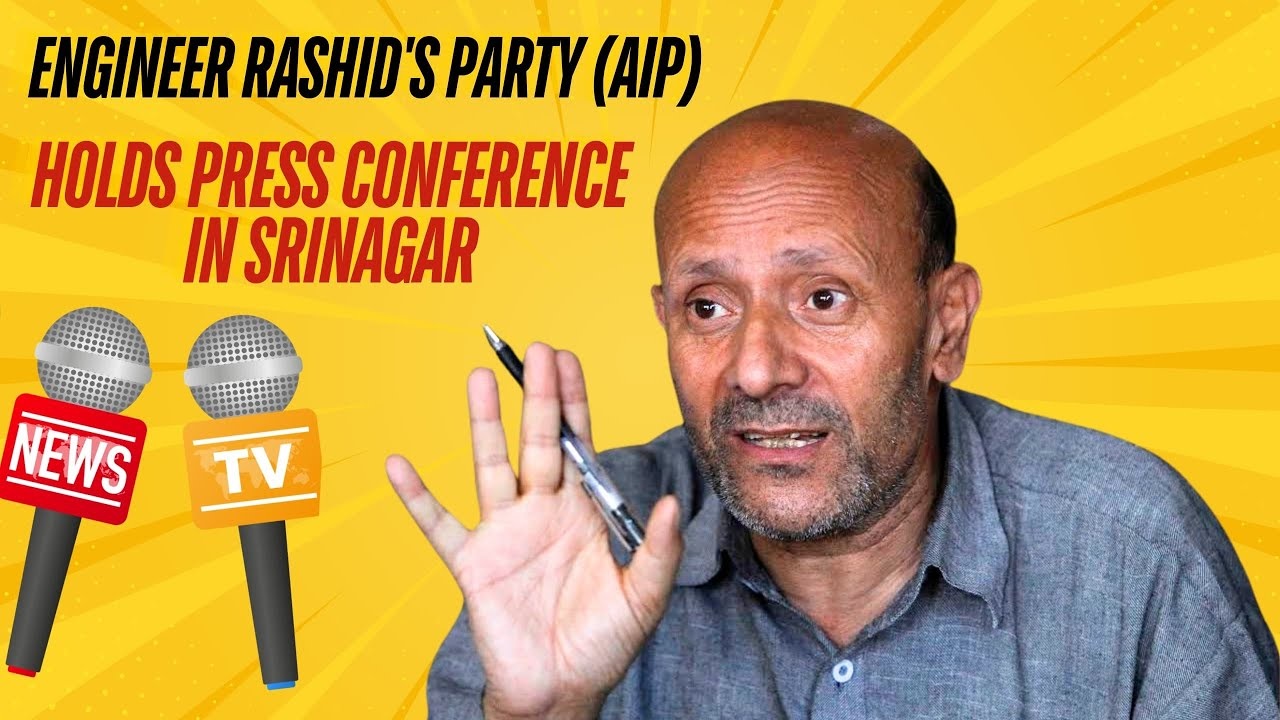 Video: Engineer Rashid’s AIP Holds Press Conference – Kashmir Observer
