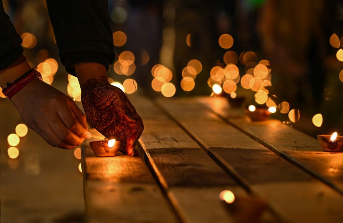 In Photos: Diwali Celebrated At Srinagar’s Iconic Clock Tower – Kashmir ...