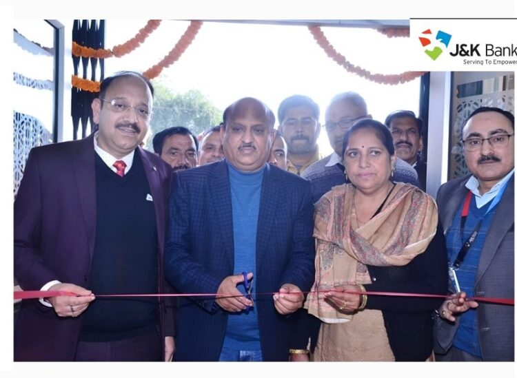 J&K Bank Opens New Branch At Rahain In Samba – Kashmir Observer