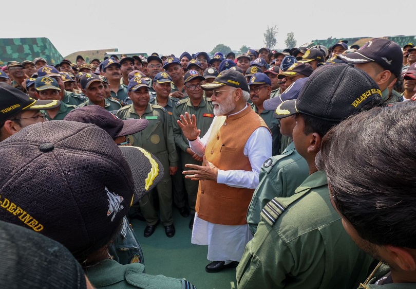 PM Modi Travels To Adampur Air Base, Interacts With Soldiers – Kashmir ...