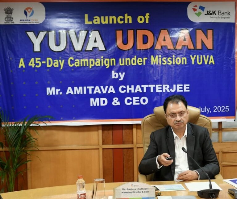Powered By Mission YUVA, J&K Bank Launches ‘YUVA Udaan’ Campaign ...
