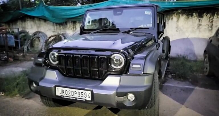 Thar Seized, Owner Detained After Collision With Scooty In Jammu ...