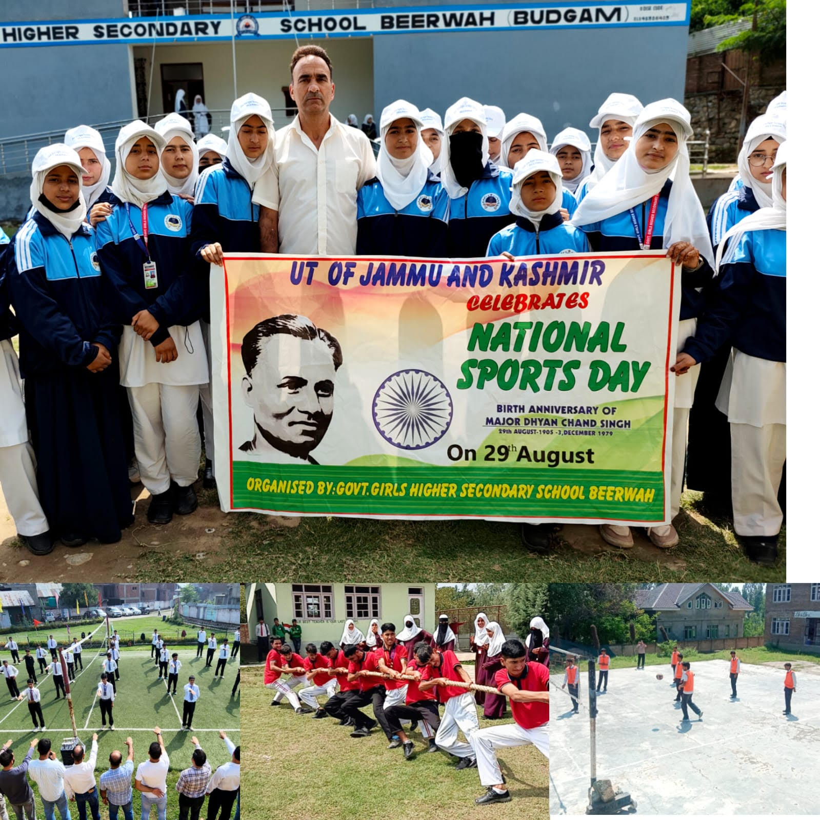 Budgam, Anantnag Observe National Sports Day Across Various Zones ...