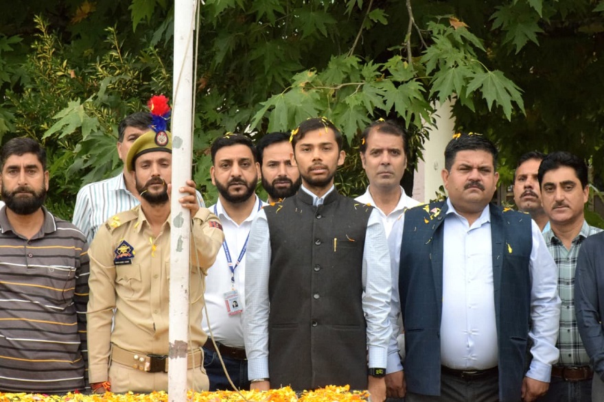 Director Information Hoists Tri-Color At DIPR Complex Srinagar ...