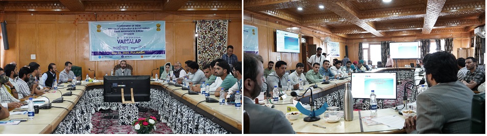 PIB Srinagar Organises ‘Vartalap’ Media Workshop In Pulwama – Kashmir Observer