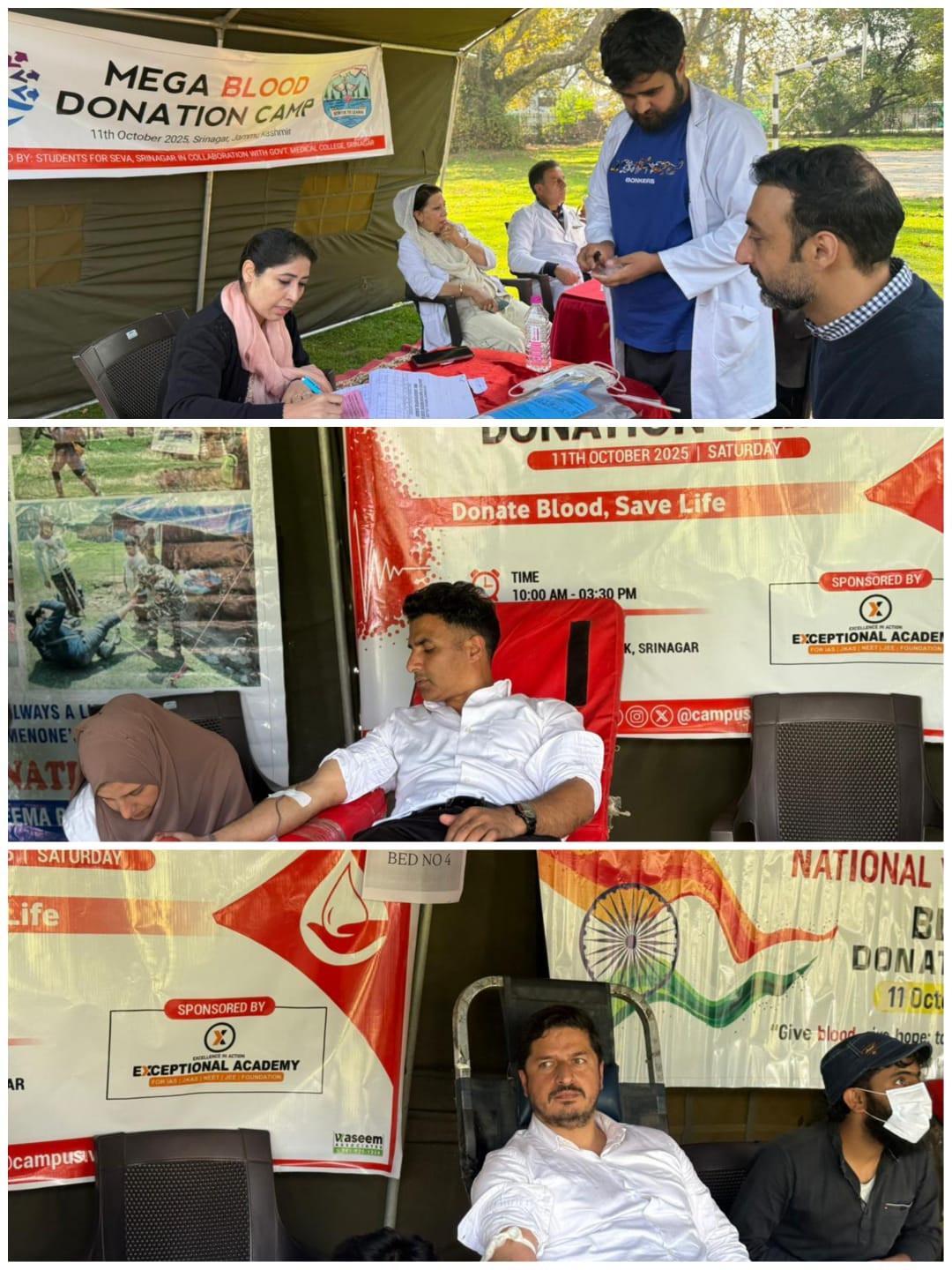 Mega Blood Donation Camp Organized in Srinagar – Kashmir Observer