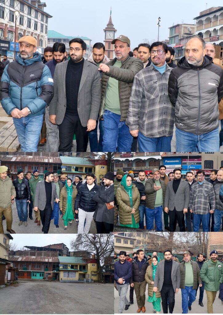 Civic Upgradation of Lal Chowk Discussed During On-Ground Inspection - Kashmir Observer