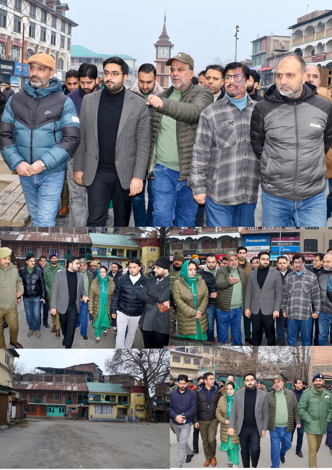 Civic Upgradation of Lal Chowk Discussed During On-Ground Inspection - Kashmir Observer