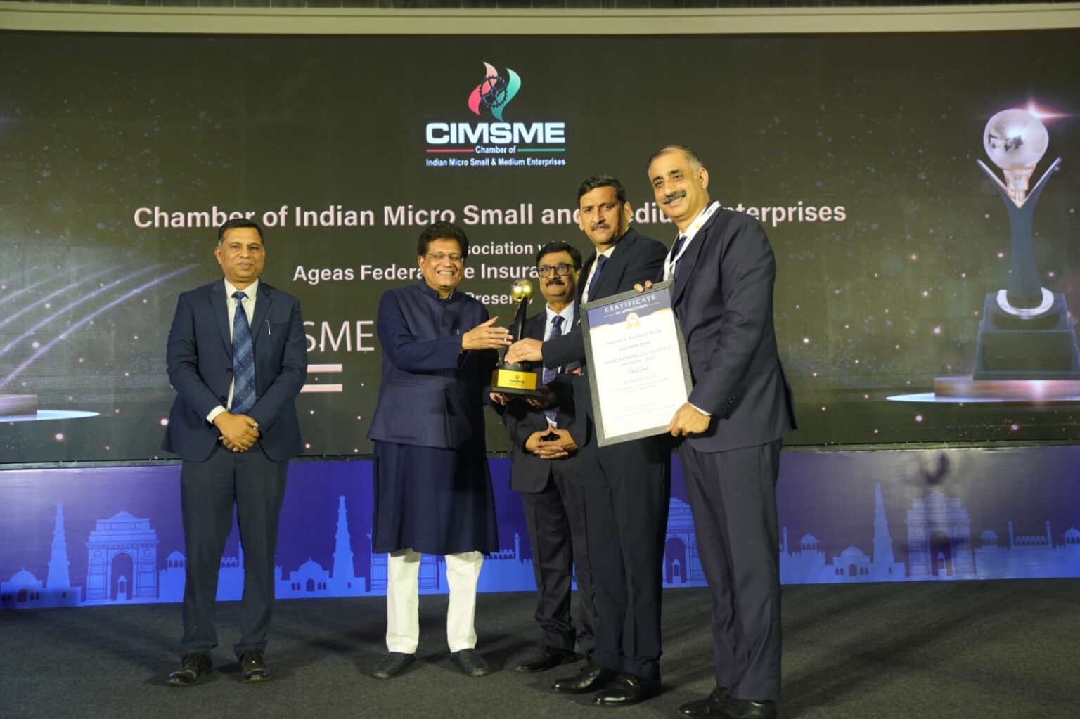 J&K Bank Bags ‘Best MSME Bank’ Award 2025 – Kashmir Observer