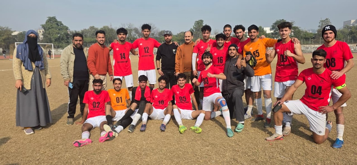 CUS Football Team Reaches Semi-Finals of JU Trophy - Kashmir Observer