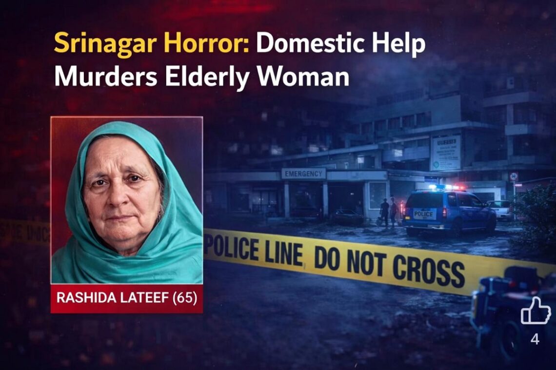 Srinagar Murder Caught on CCTV: Son on Umrah Watches Mother Killed in ...