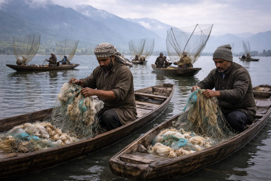What a Kashmiri Fisherman Sees in Wular Lake Today - Kashmir Observer